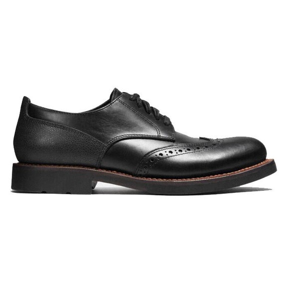 Coach | Shoes | Coach Mens Bleecker Wing Black Leather Wingtip Oxford ...